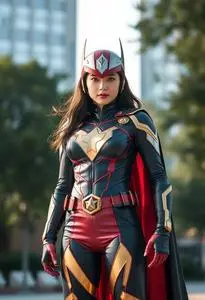 Gemma Chan Captain Superhero Face Swap