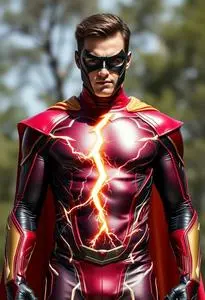 Free Lightning Superhero Face Swap