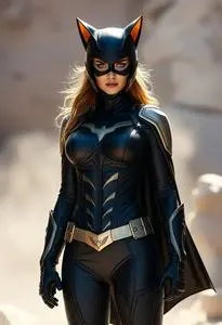 Michelle Cat Woman Superhero Face Swap