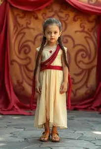 Child Girl Medusa Costume Face Swap