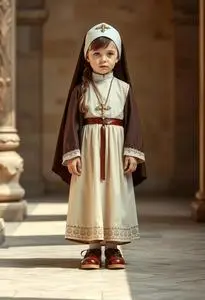 Free Priest Costume Girl Face Swap