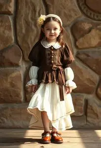 Free Child Girl Role Play Costume Face Swap