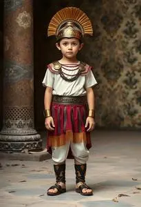 Child Gladiator Costume Boy Face Swap