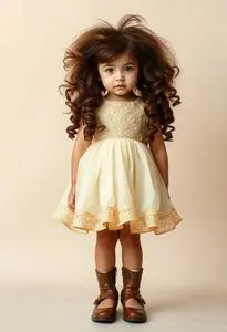 Child Fancy Dress Wigs Face Swap