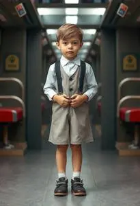 Free Child Metro Boy Costume Face Swap