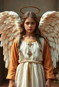 Angel Costume Nativity Play Face Swap