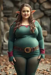 Free Elf Costume Woman Plus Size Face Swap
