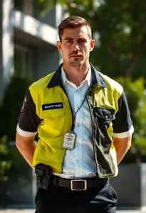 Free Security Guard Costume Male Face Swap