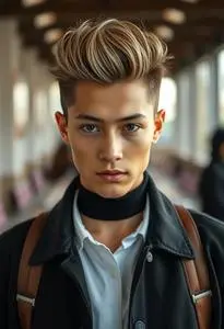 Man Weird Hairstyle Face Swap
