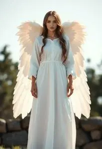 Free Angel Costume From Sheet Face Swap
