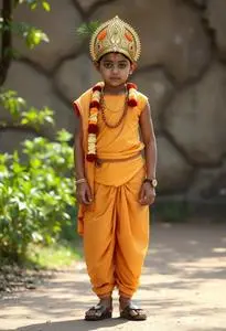 Child Lord Krishna Costume Adult Face Swap