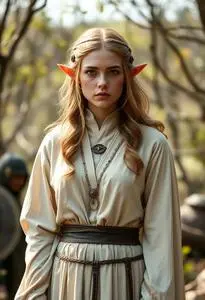 Lord Rings Elf Queen Costume Face Swap