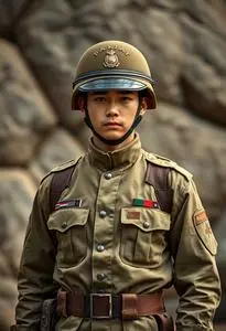 Marine Soldier Costume Face Swap