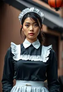 Quality Maid Outfit Costume Face Swap