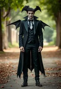 Dapper Dracula Costume Face Swap