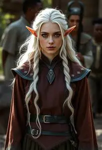 Lord Rings Elf Queen Costume Face Swap