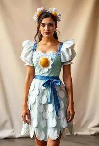 Free Princess Daisy Costume Adult Fancy Dress Face Swap