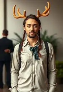 Free Stag Funny Outfit Face Swap