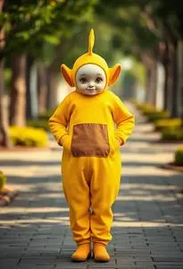 Free Teletubbies Yellow Costume Face Swap