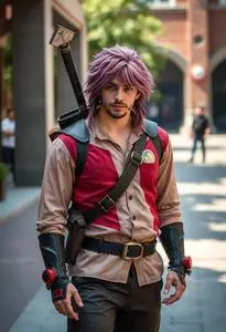 Astolfo Cosplay Costume Face Swap