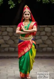 Bengali Dance Costume Face Swap