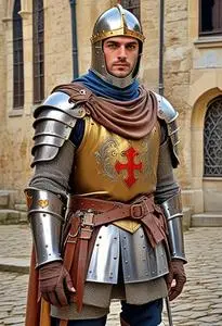 French Knight Costume Face Swap