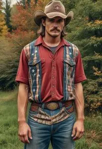 American Redneck Costume Face Swap