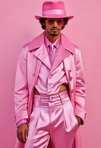 Pimp Costume Pink Face Swap