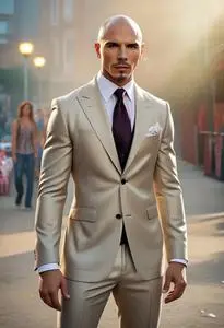 Pitbull Singer Costume Face Swap