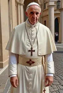 Pope Outfit Costume Face Swap