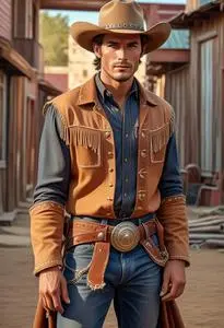 Free Cowboy Outfit Face Swap