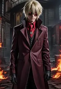 Hellsing Cosplay Face Swap