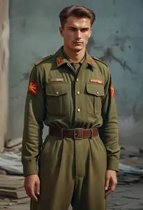Free Soviet Military Outfit Face Swap