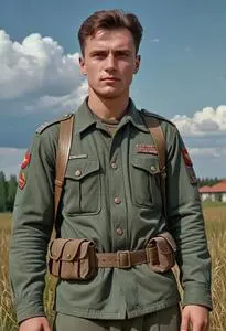 Soviet Military Costume Face Swap