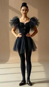 Black Ballet Costume Face Swap