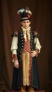 Victorian Music Hall Costume Face Swap