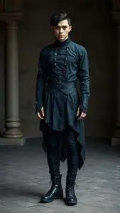Gothic Costume Man Fancy Dress Face Swap