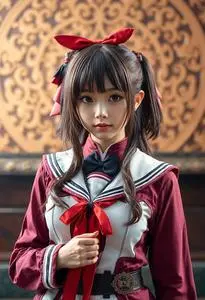 Aoi Kanzaki Cosplay Face Swap