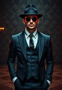Free Dress Code Mafia Theme Party Face Swap
