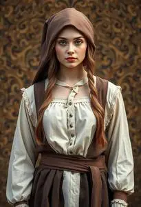 Free Medieval Peasant Costume Woman Face Swap
