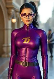 Normal Violet Incredibles Outfit Face Swap