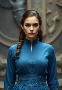 Padme Amidala Blue Dress Face Swap