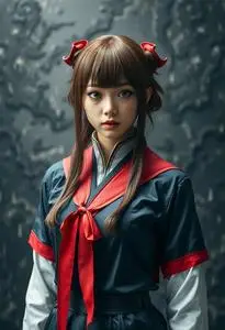 Rain Mikamura Cosplay Face Swap