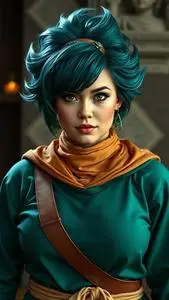 Bulma Costume Plus Size Face Swap