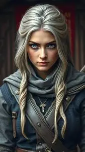 Female Witcher Costume Face Swap
