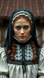 Mayflower Queen Costume Face Swap