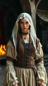 Medieval Gypsy Costume Face Swap