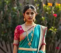 Western Indian Wedding Outfit Face Swap