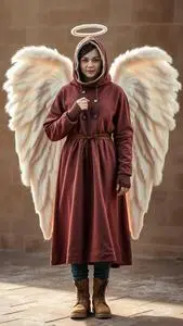 Snow Angel Costume Face Swap