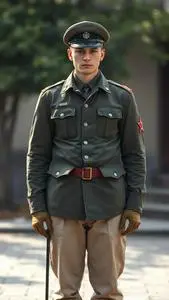 Free Soviet Military Outfit Face Swap